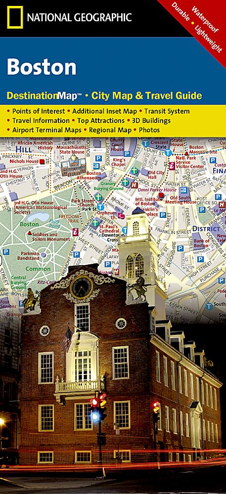 Boston Map (National Geographic Destination City Map): National ...