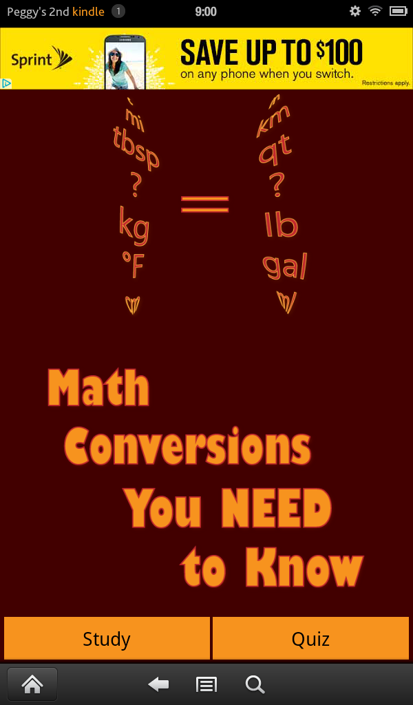 Math Conversions You Need to Know - App on Amazon Appstore