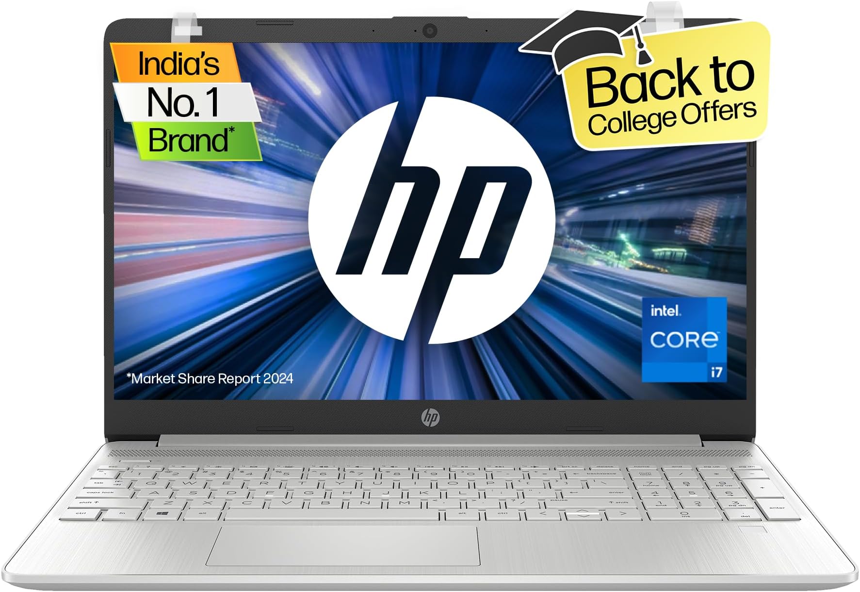 HP Laptop 15s, 12th Gen Intel Core i7-1255U, 15.6-inch (39.6 cm), FHD ...