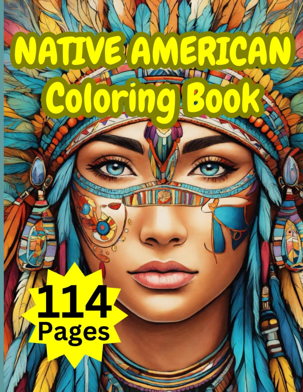 Native American Coloring Book: Discover the timeless beauty and ...
