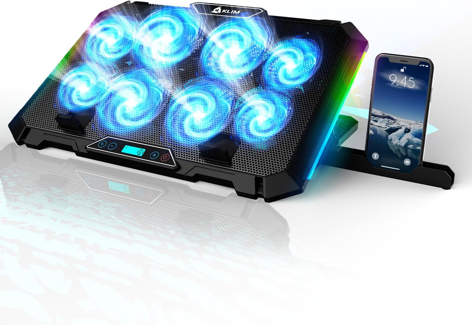 KLIM Cool - Nouveauté 2024 - Refroidisseur PC Portable en Métal - Le ...
