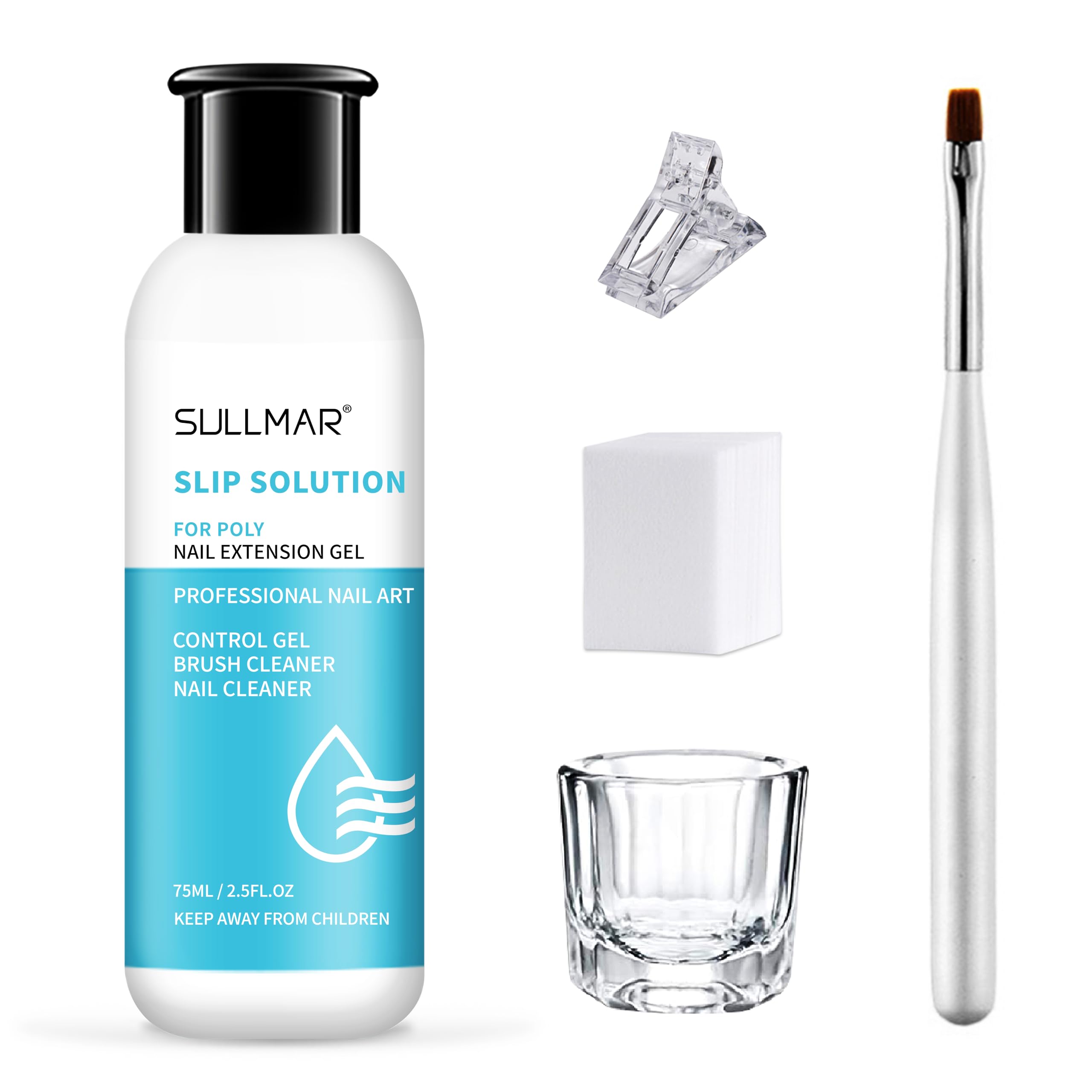 Amazon.com: SULLMAR Slip Solution Nail Slip Solution Poly Gel Nail Poly ...