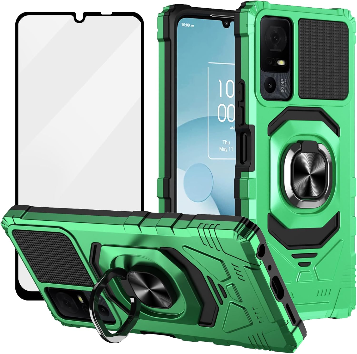 Amazon.com: Ailiber Case for Lively Jitterbug Smart 4/TCL 40 XL/TCL 40T Phone Case with Screen ...