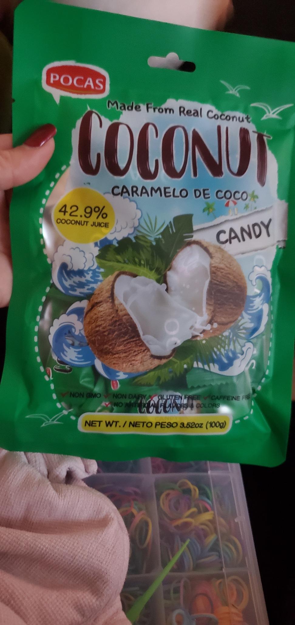 Amazon.com : Pocas Hard Candy, Coconut & Ginger, 100 Gram (Pack of 2 ...