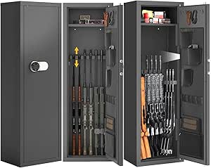 Amazon.com: [10-14 Large Gun Safe], Clickoods Gun Safe for Home Rifles ...
