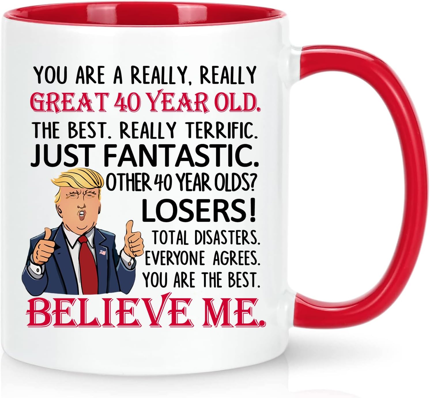 Amazon.com: WENSSY 40th Birthday Gifts for Women, Great 40 Year Old Mug ...