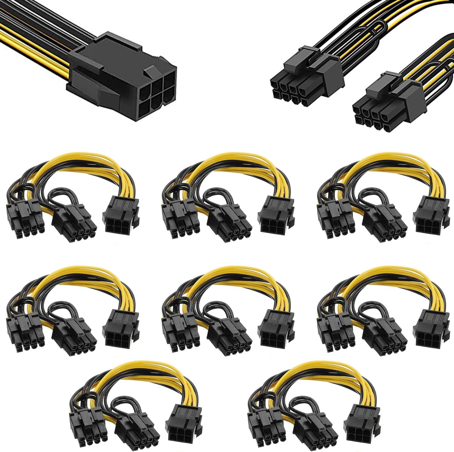 Amazon.com: Ecowsera 6-inch 6 pin PCI Express PCIe Graphics Video Card ...