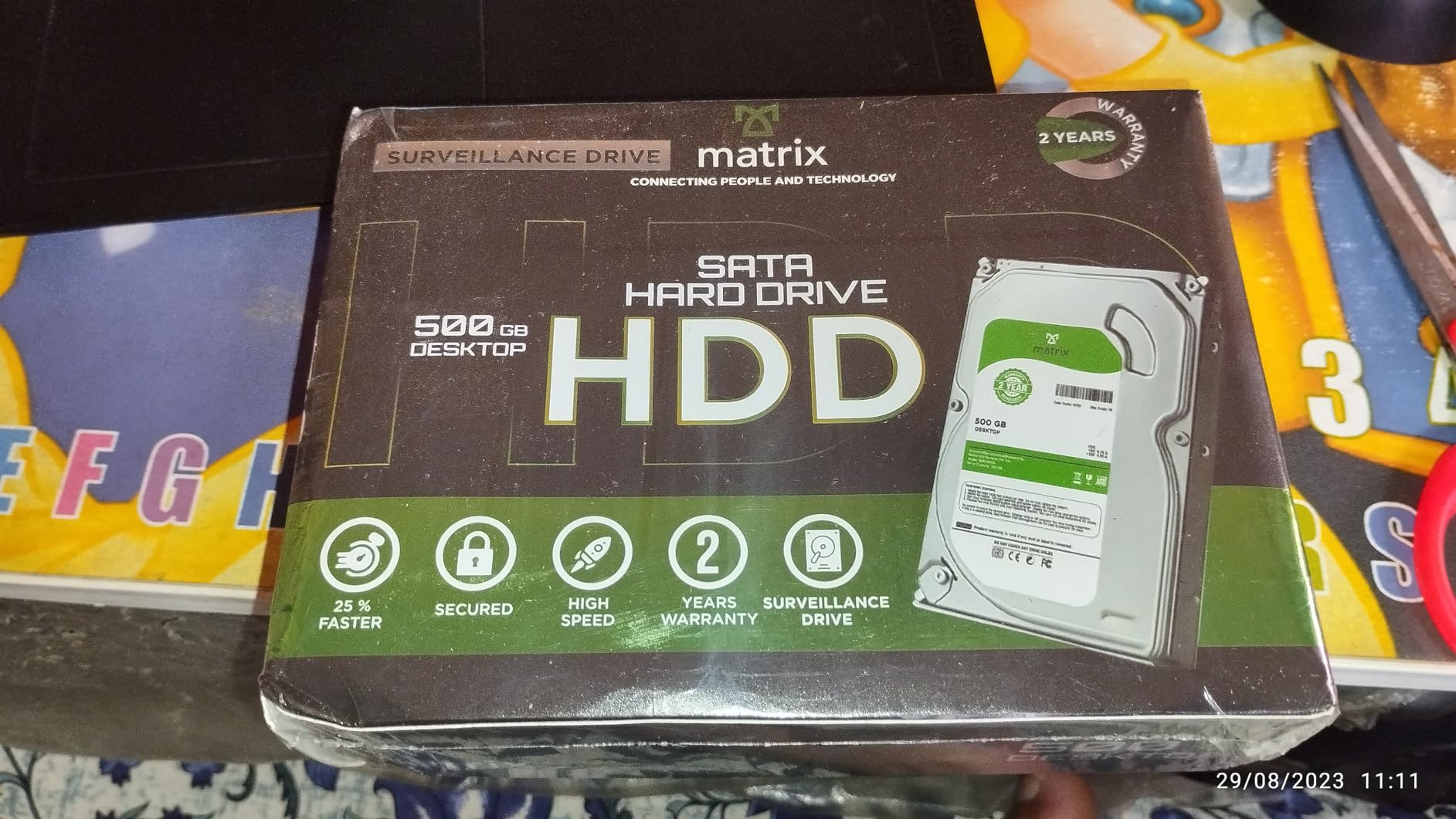 Amazon.in: Buy Matrix 500GB SATA Hard Drive for Desktop (HDD) 3.5 Inch ...