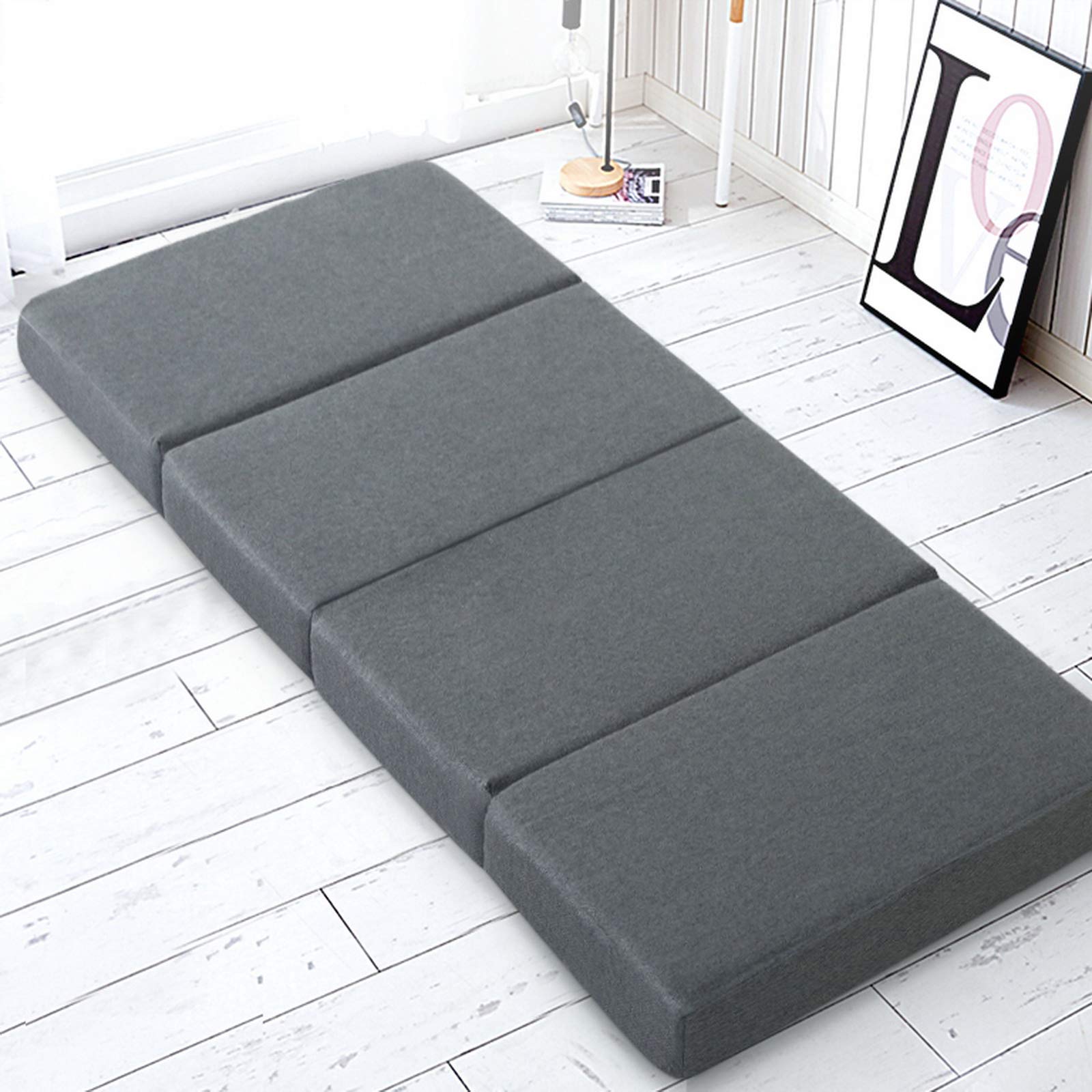 Giselle Bedding Foldable Mattress 180 x 70 x 12cm 4 Fold Folding ...