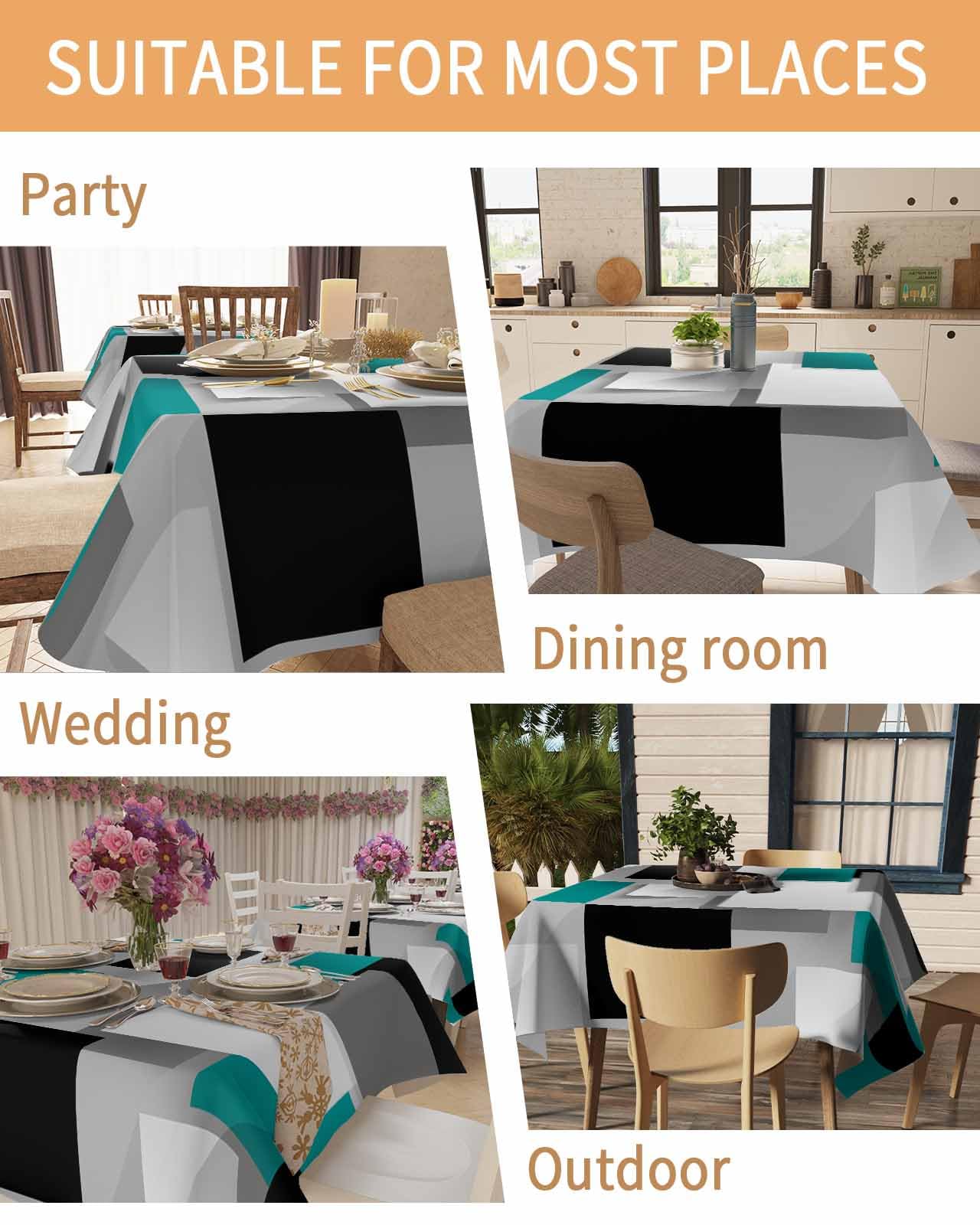 Teal And Black Square Wedding Tables Amazon.com: Square Golden Pine