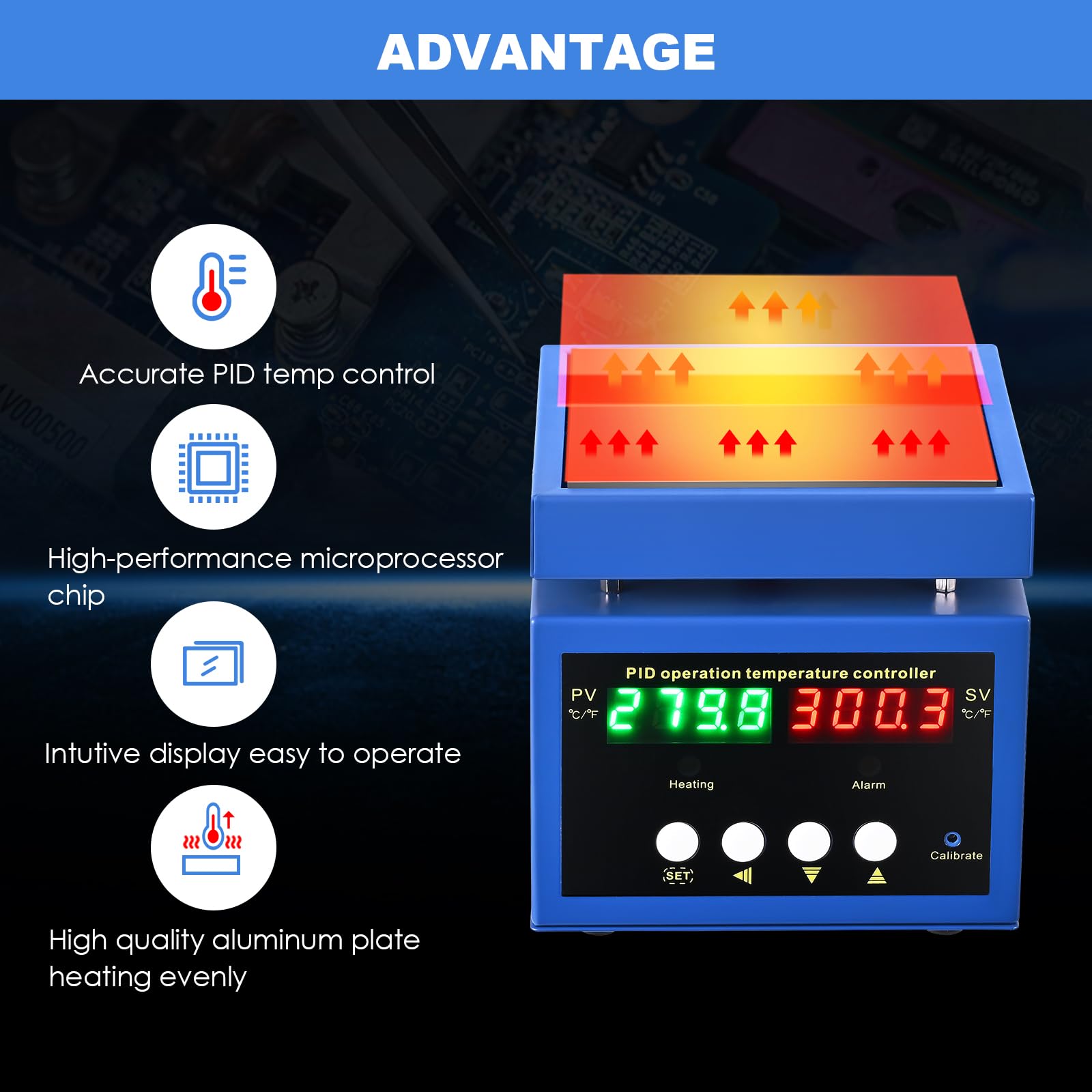 Snapklik.com : 110V 350W Soldering Hot Plate LED Microcomputer Electric ...