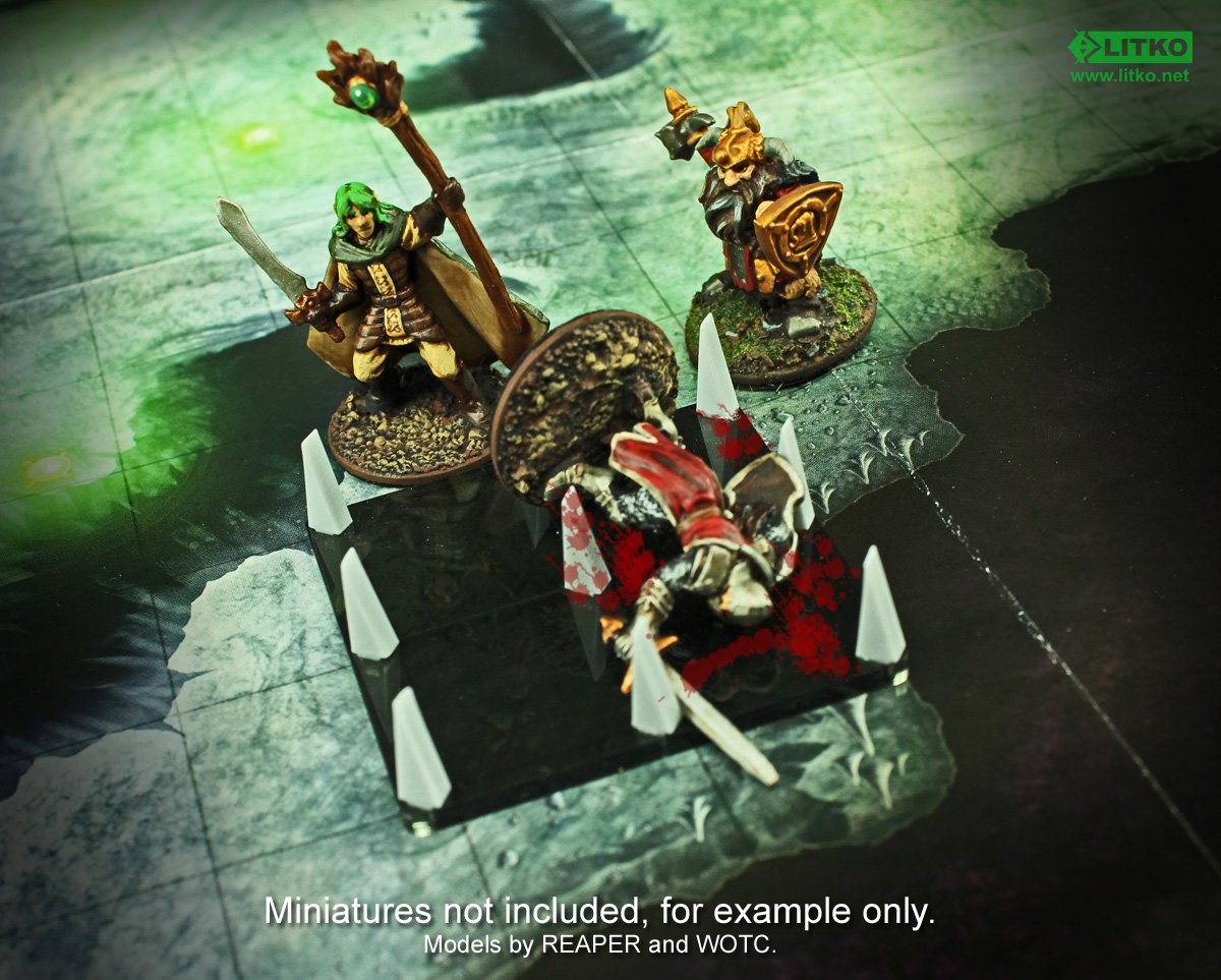 Buy LITKO Fantasy RPG, Spiked Pit Trap Marker Online at Lowest Price ...