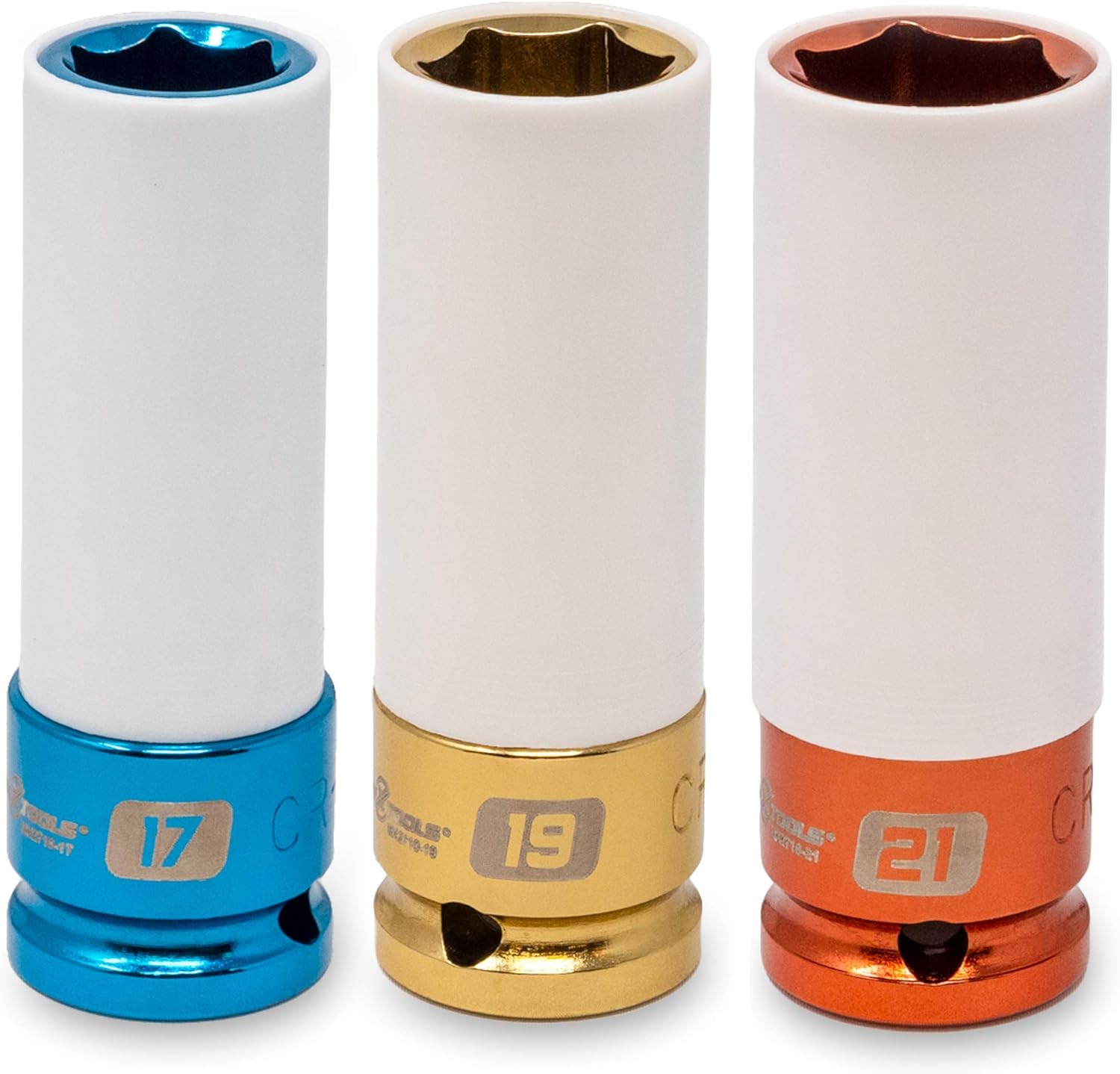 Motivx Tools Lug Nut Socket Set (3pc Metric Non-Marring Lug Nut Socket ...