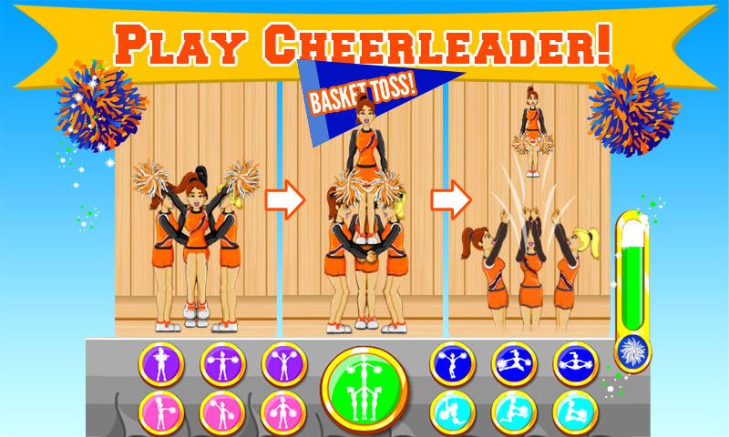 Just Cheer! All Star Cheerleader Game - Play Free Cheerleading & Dance ...