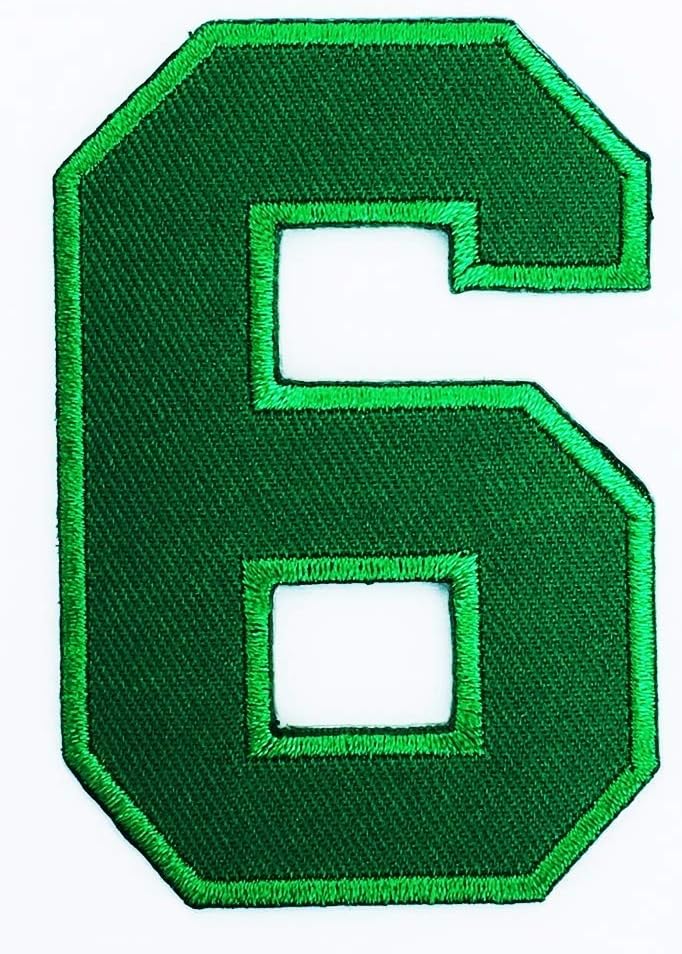 Amazon.com: 2x3 Inch Green Number 6 Math Six Letter School Number 123 ...