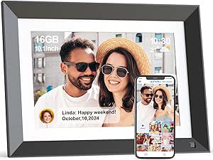 Amazon.com : Smart Digital Frame 10.1" WiFi-Digital-Picture-Frames ...
