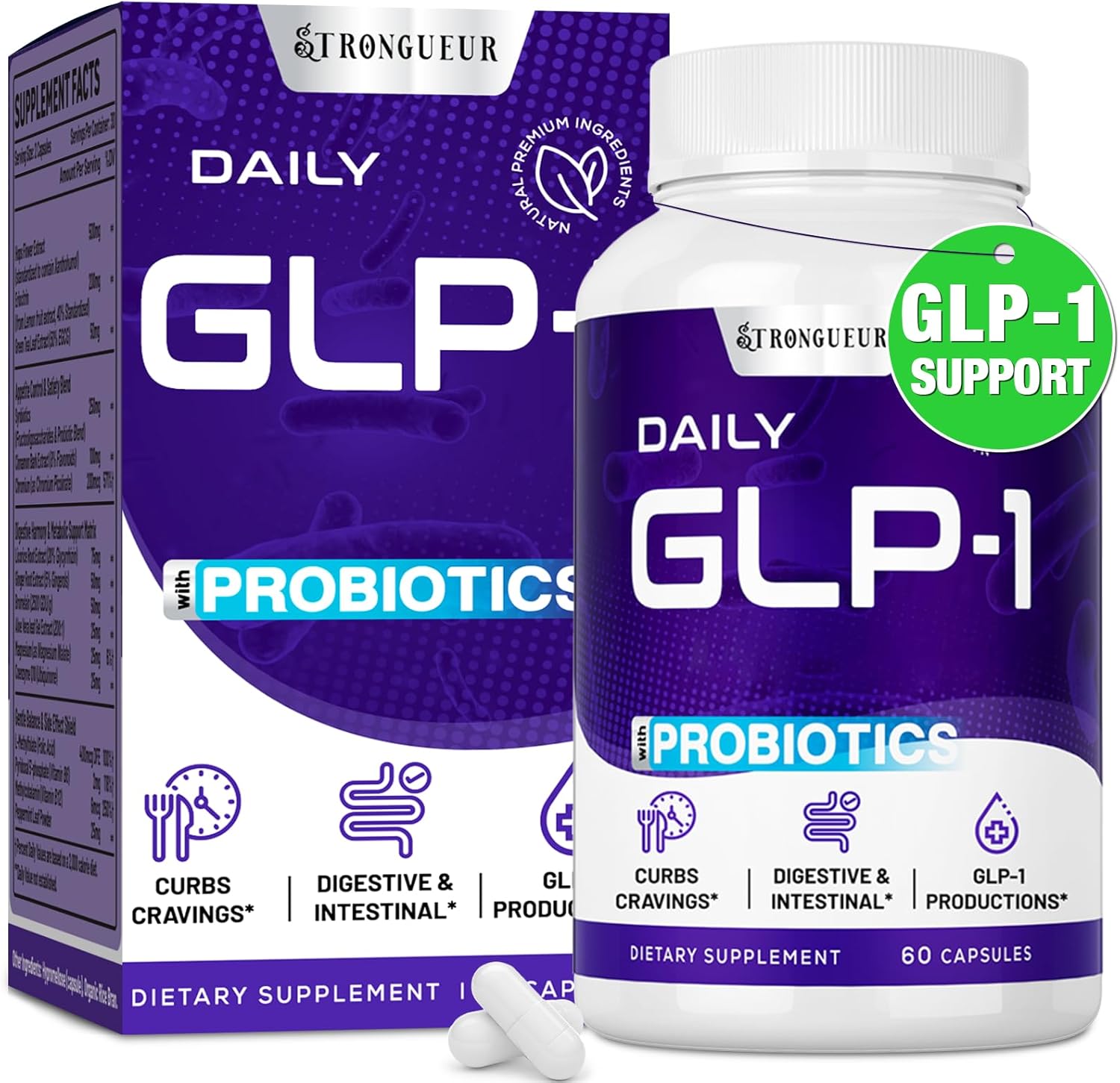 Amazon.com: GLP-1 Supplement, 16 in 1 Natural GLP-1 Support, with ...