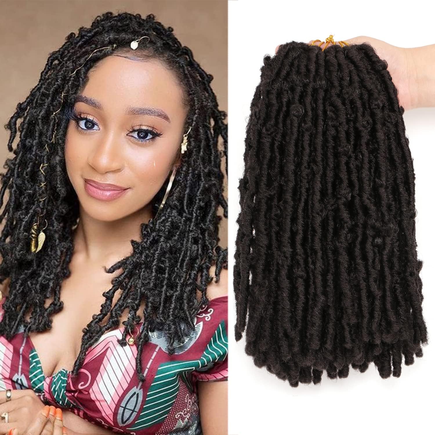 Amazon.com : Box Braid Crochet Hair 18 Inch 8 Packs Burgundy Omrbe Red ...