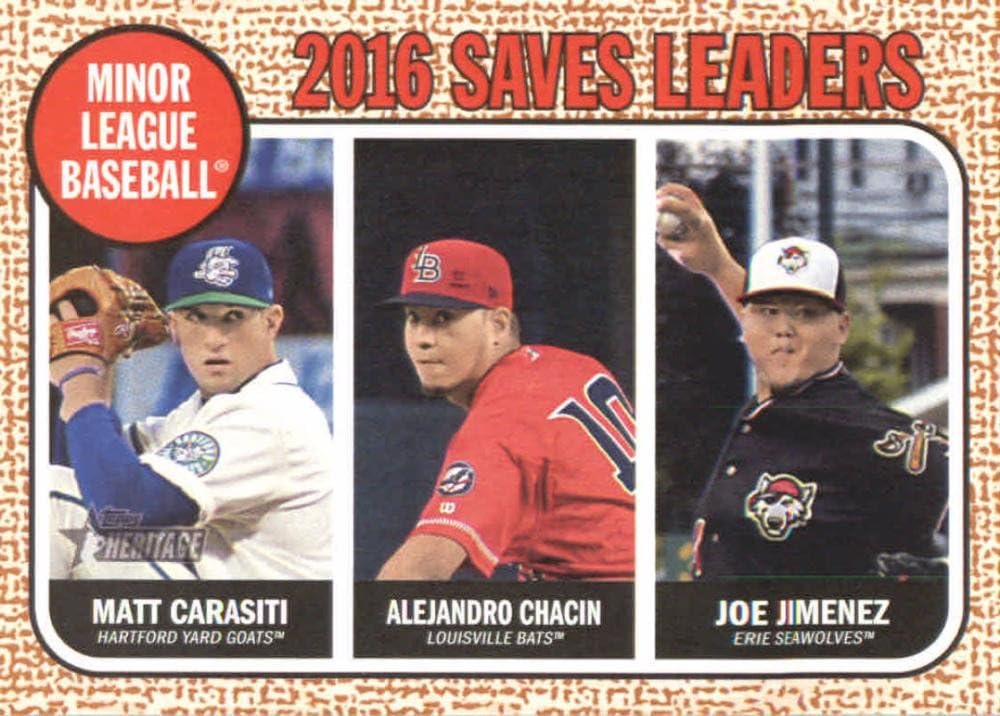 Amazon.com: 2017 Topps Heritage Minor League #196 Alejandro Chacin/Joe ...