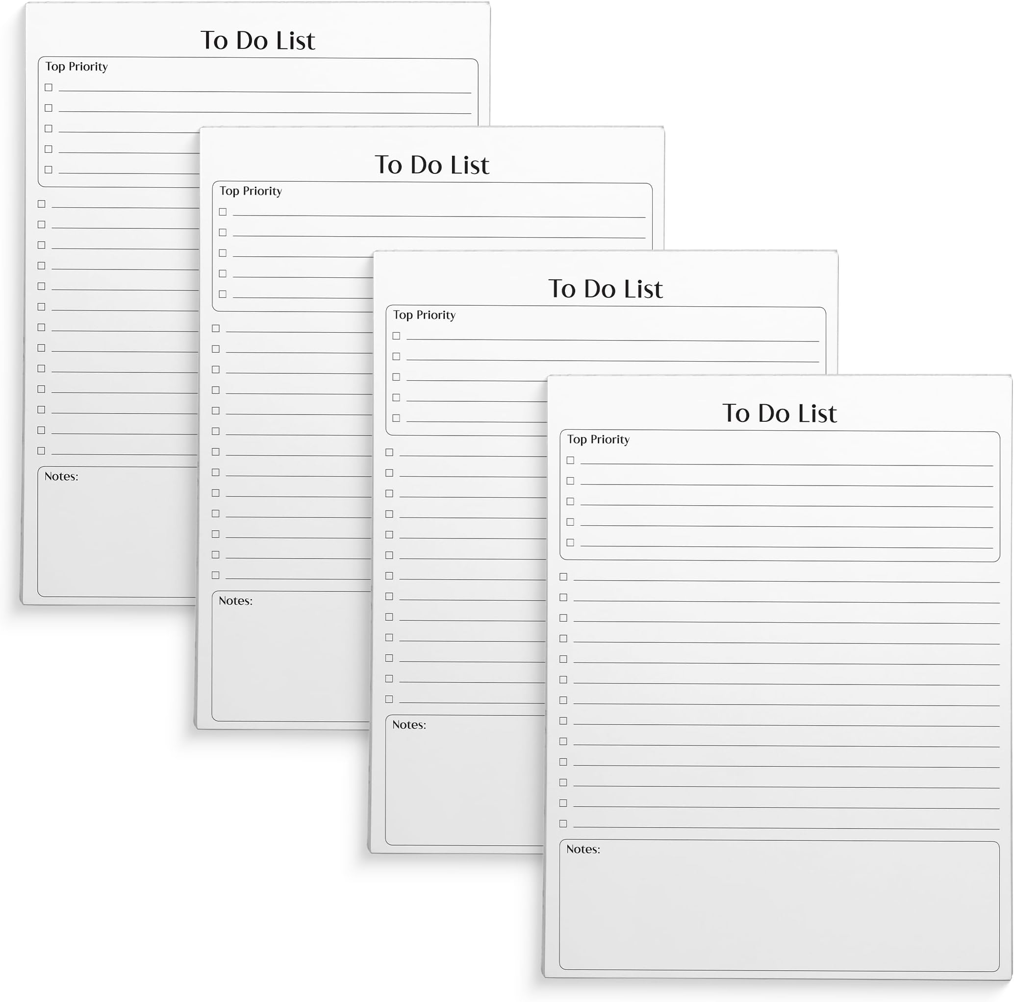 Amazon.com : Better Office Products To Do List Notepad, 7" x 10" Today ...