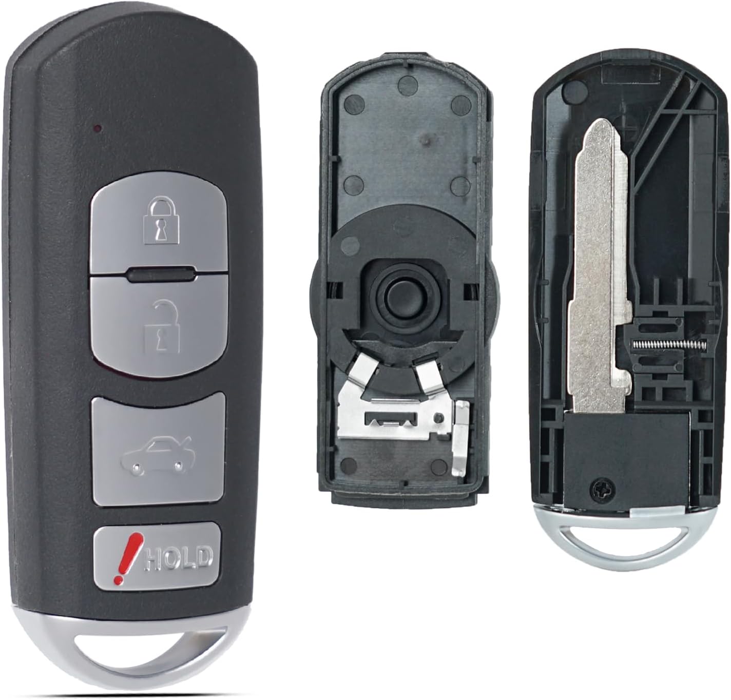 Amazon.com: SUPALAND Key Fob Shell Case Replacement Fits for Mazda 3 6 ...