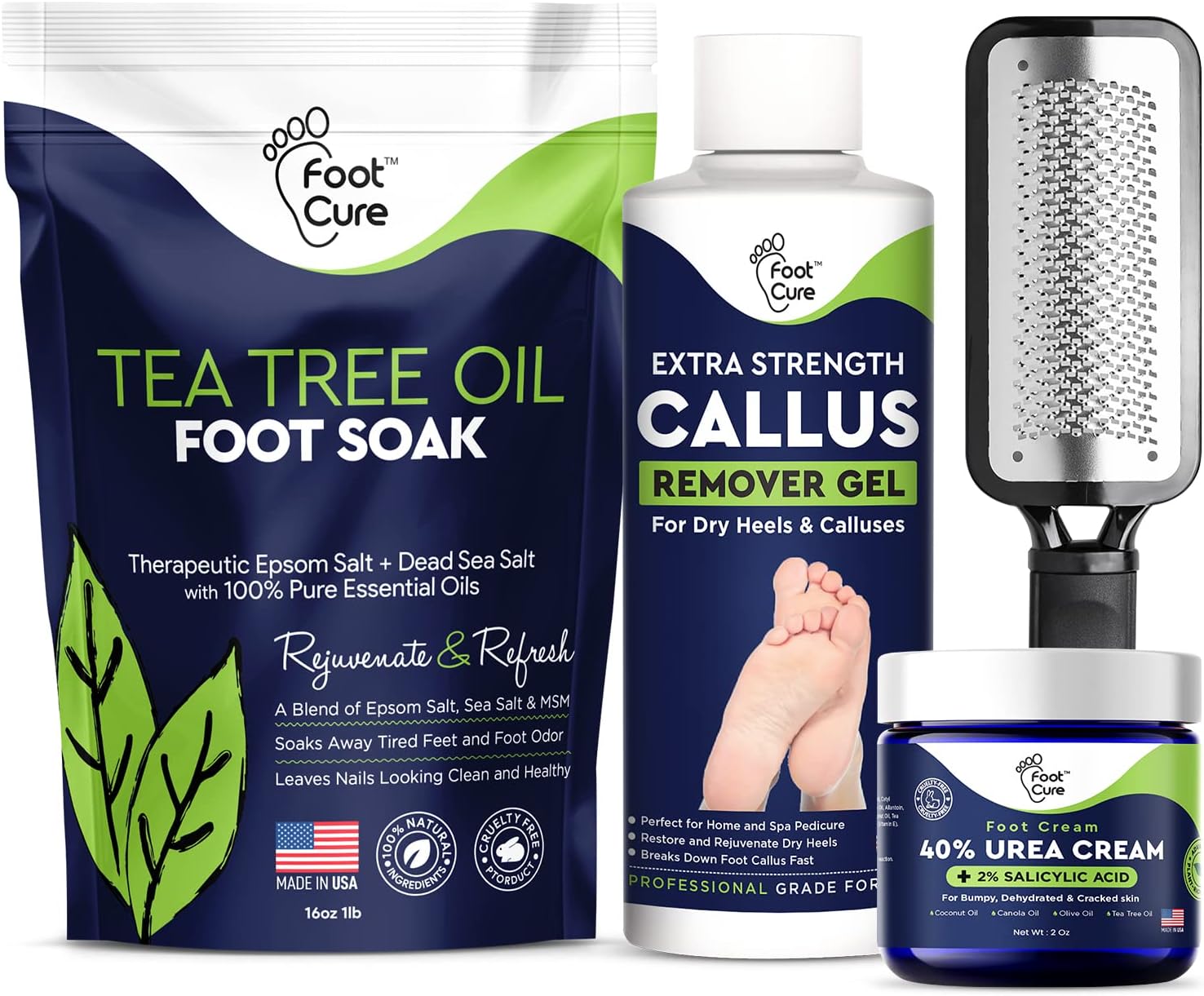 Amazon.com: Foot Cure Foot Care/ Exfoliator & Callus Remover Pedicure ...