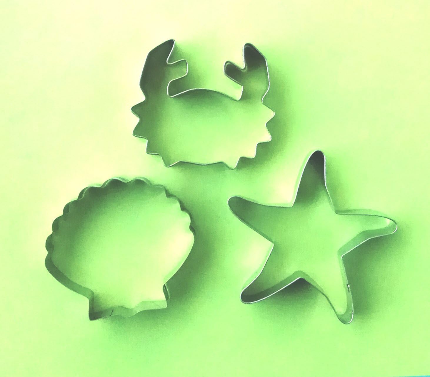 Amazon.com: LAWMAN Ocean Creature Crab Starfish Shell Fondant Baking ...