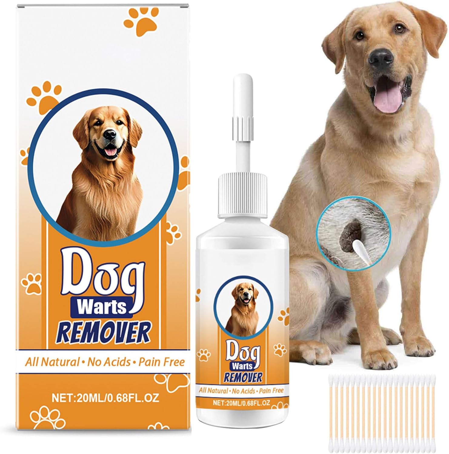 Wart Remover for Dogs,Dogs Wart Removal Treatment,Pet Skin Tags Remover ...