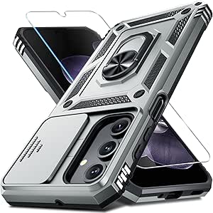 Amazon.com: Janmitta Compatible with Samsung Galaxy A16 5G/4G Case Built in Slide Camera Lens ...