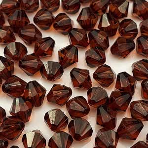 Amazon.com: YHYPOCI 400pcs 8mm Acrylic Bicone Beads Faceted Acrylic ...