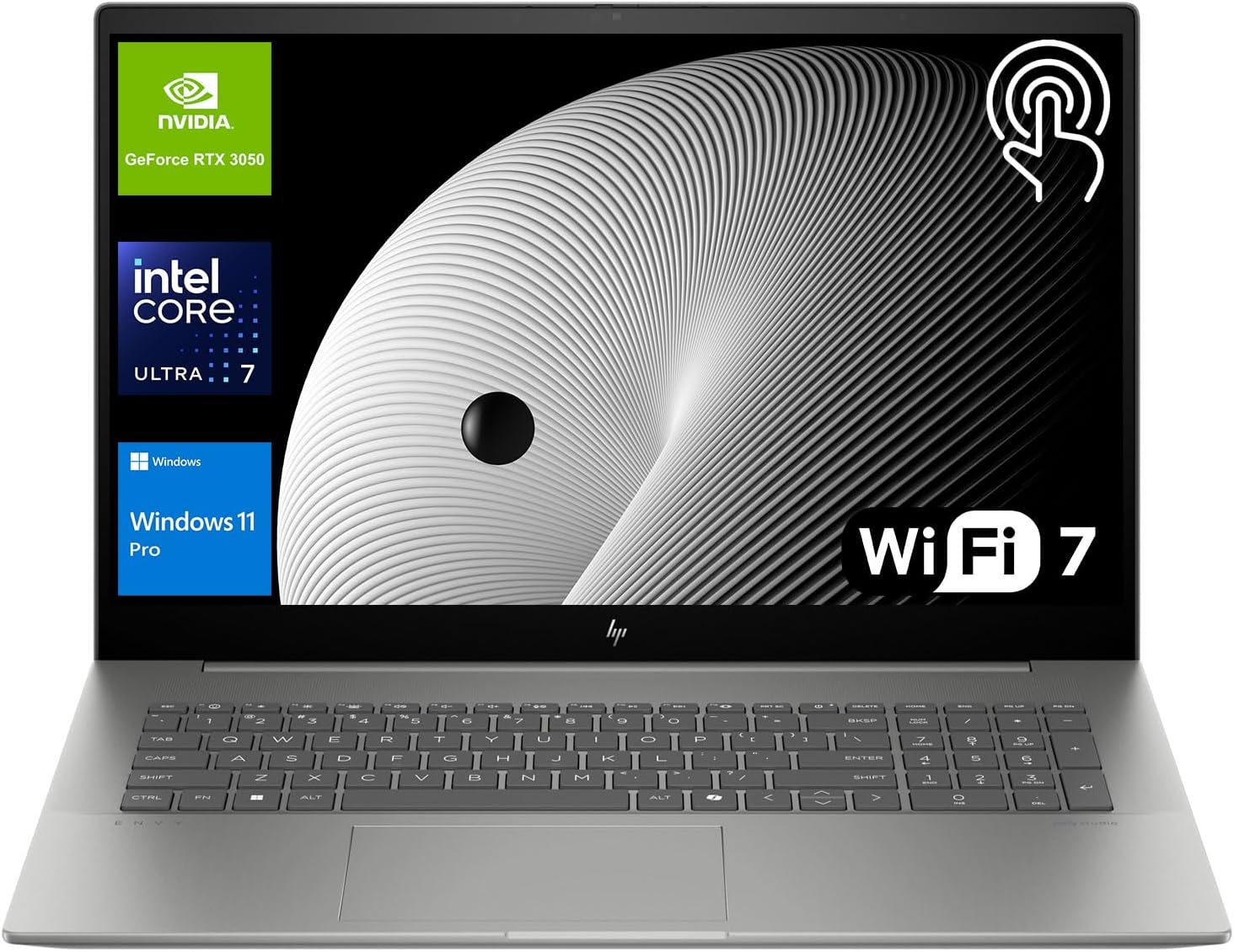 Amazon.com: HP Envy Laptop, 17.3" FHD Touchscreen, Intel Core Ultra 7 ...