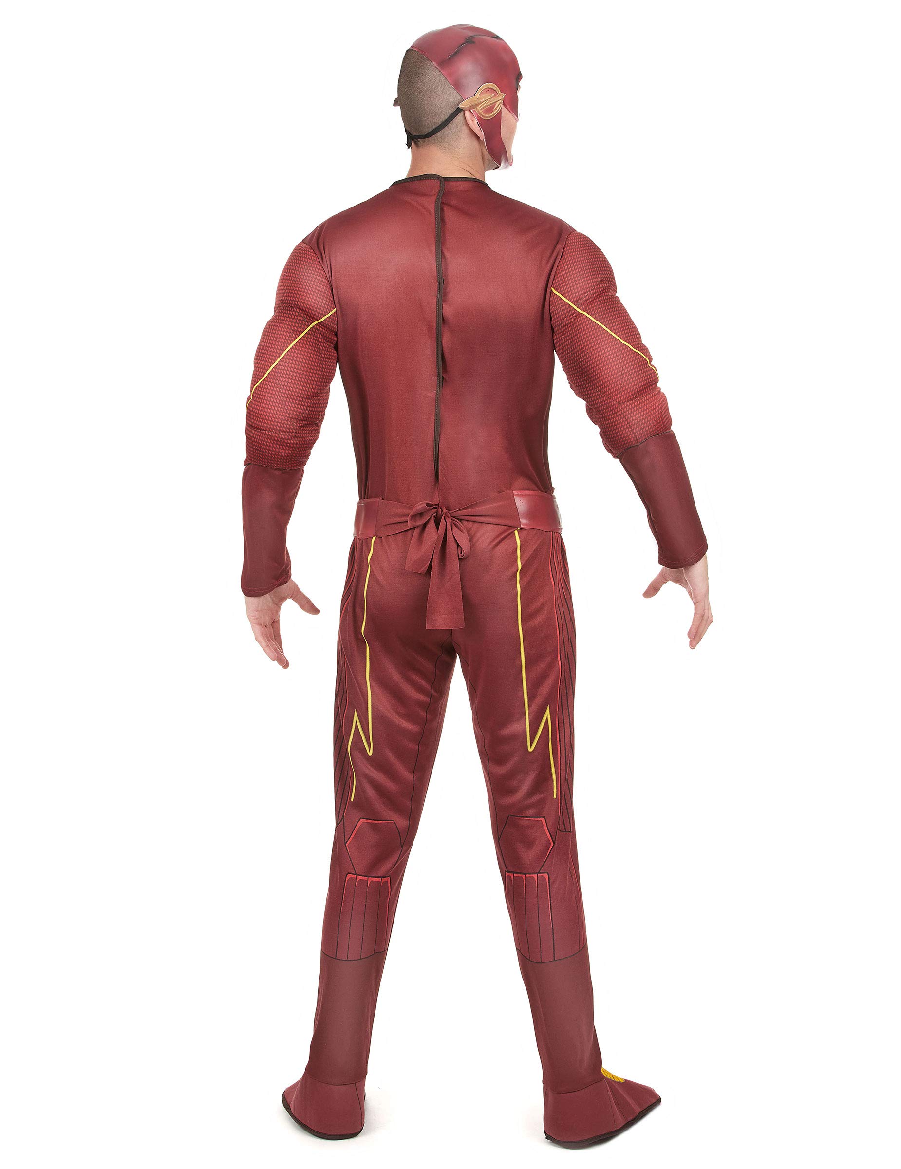 Snapklik.com : Rubies Mens Dc Comics Deluxe Flash Adult Sized Costumes