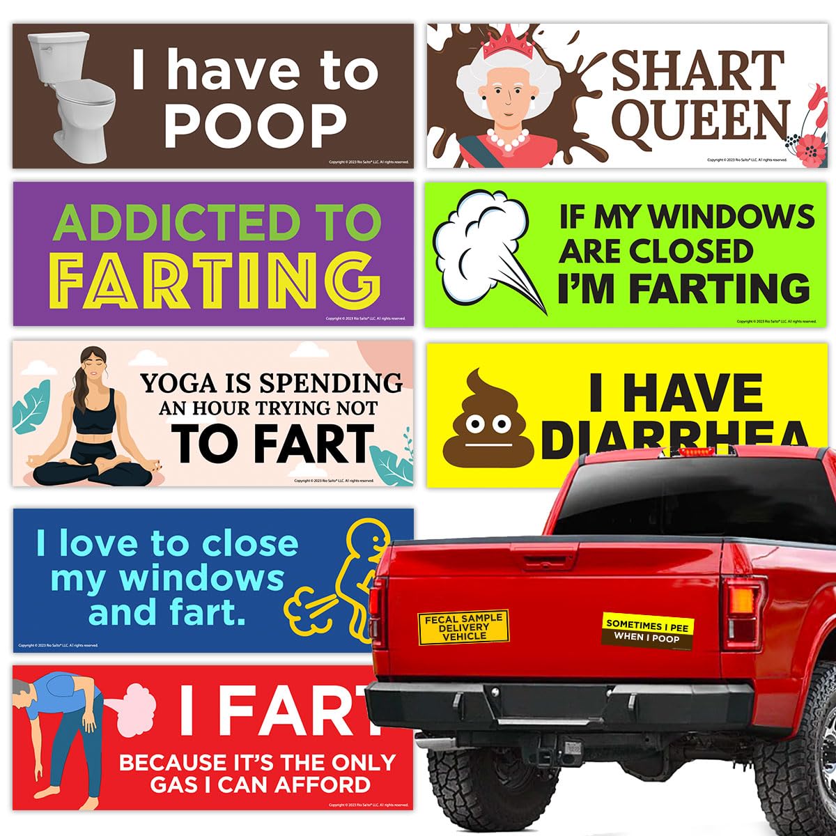 Snapklik.com : 10-Pack Funny Gay Bumper Car Magnets Pranks Gifts For ...