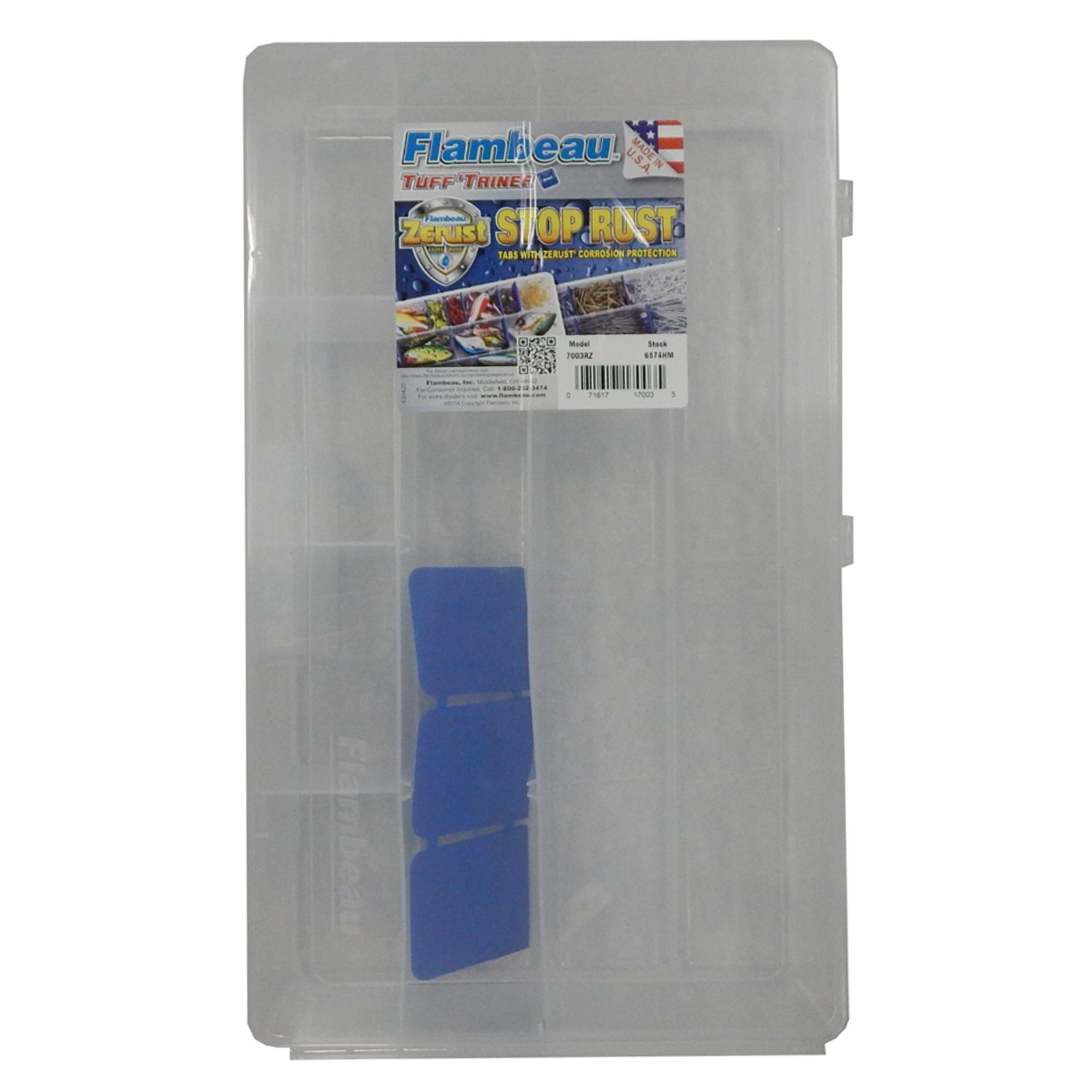 Snapklik.com : Outdoors 7003R Tuff Tainer, Fishing Tackle Tray Box ...