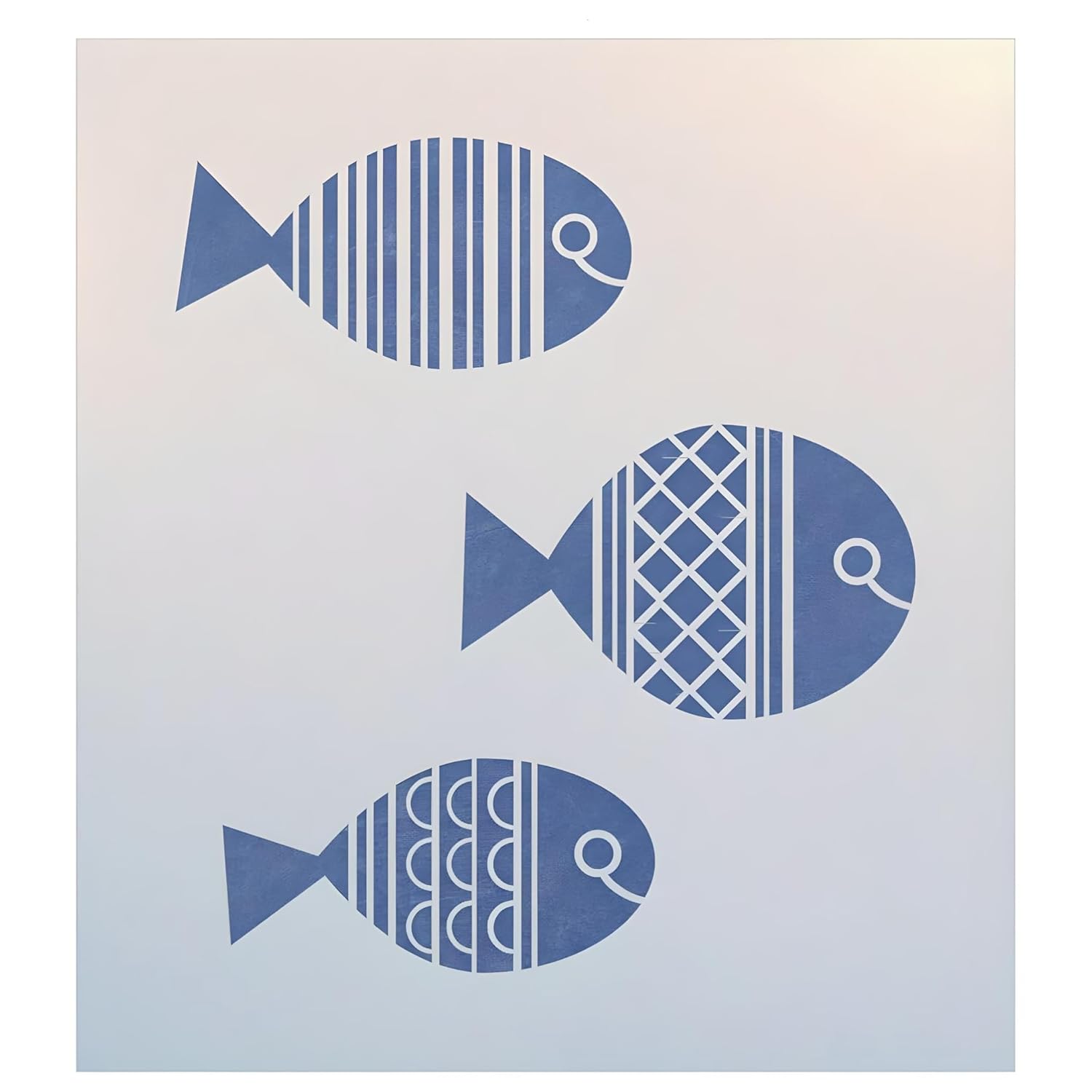 Amazon.com: Fish Set Stencil Template 4.7" x 2.5" for Painting ...