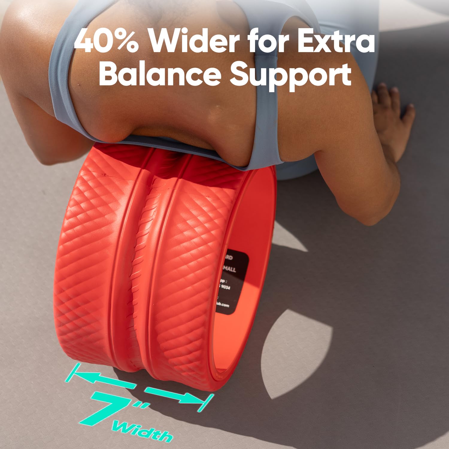 Snapklik.com : FitBeast Wheel Foam Roller - Targeted Muscle Roller For ...