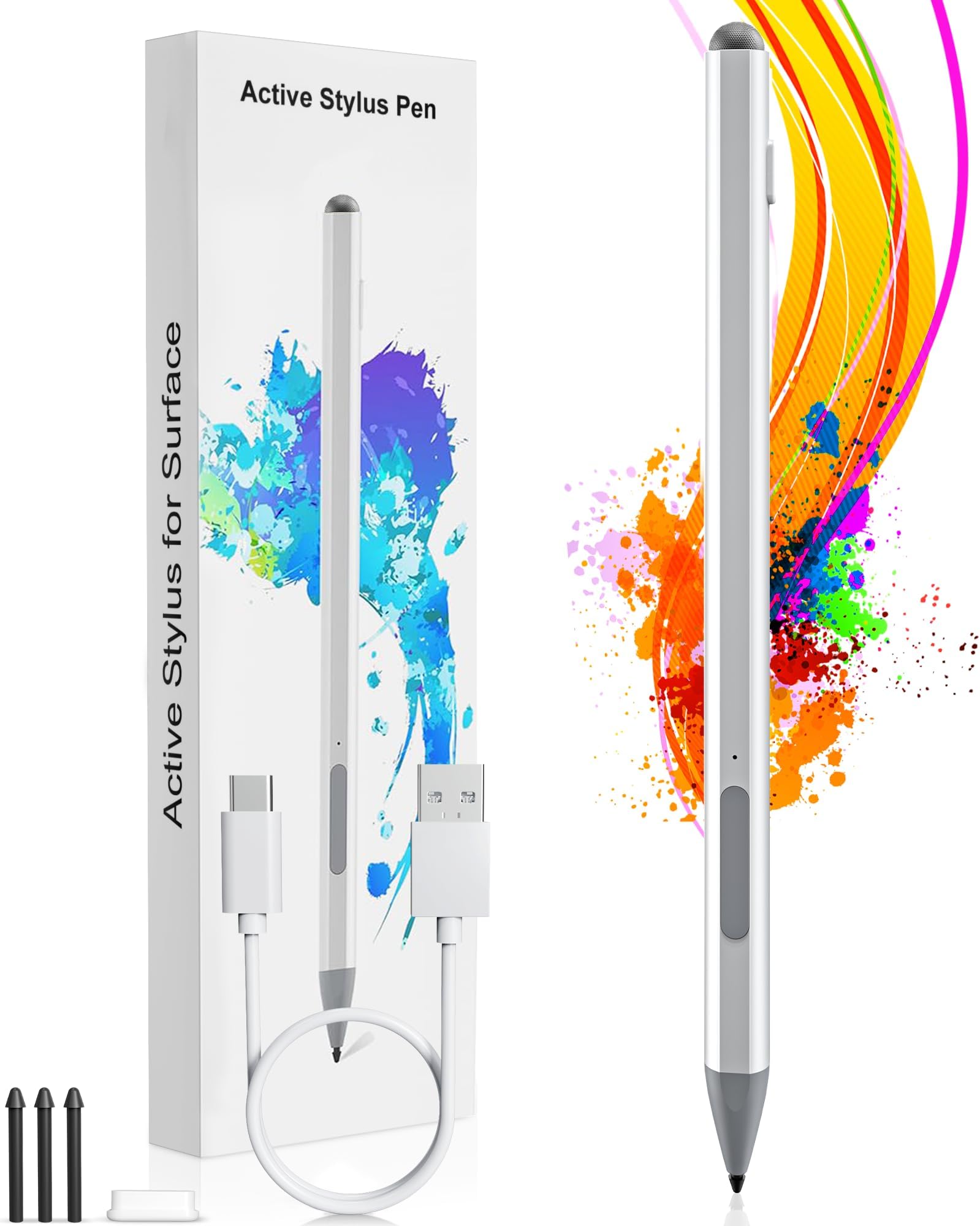 Amazon.com: Surface Pen Stylus for Microsoft Surface, Surface Pro 11 Pen Stylus for Surface Pro ...