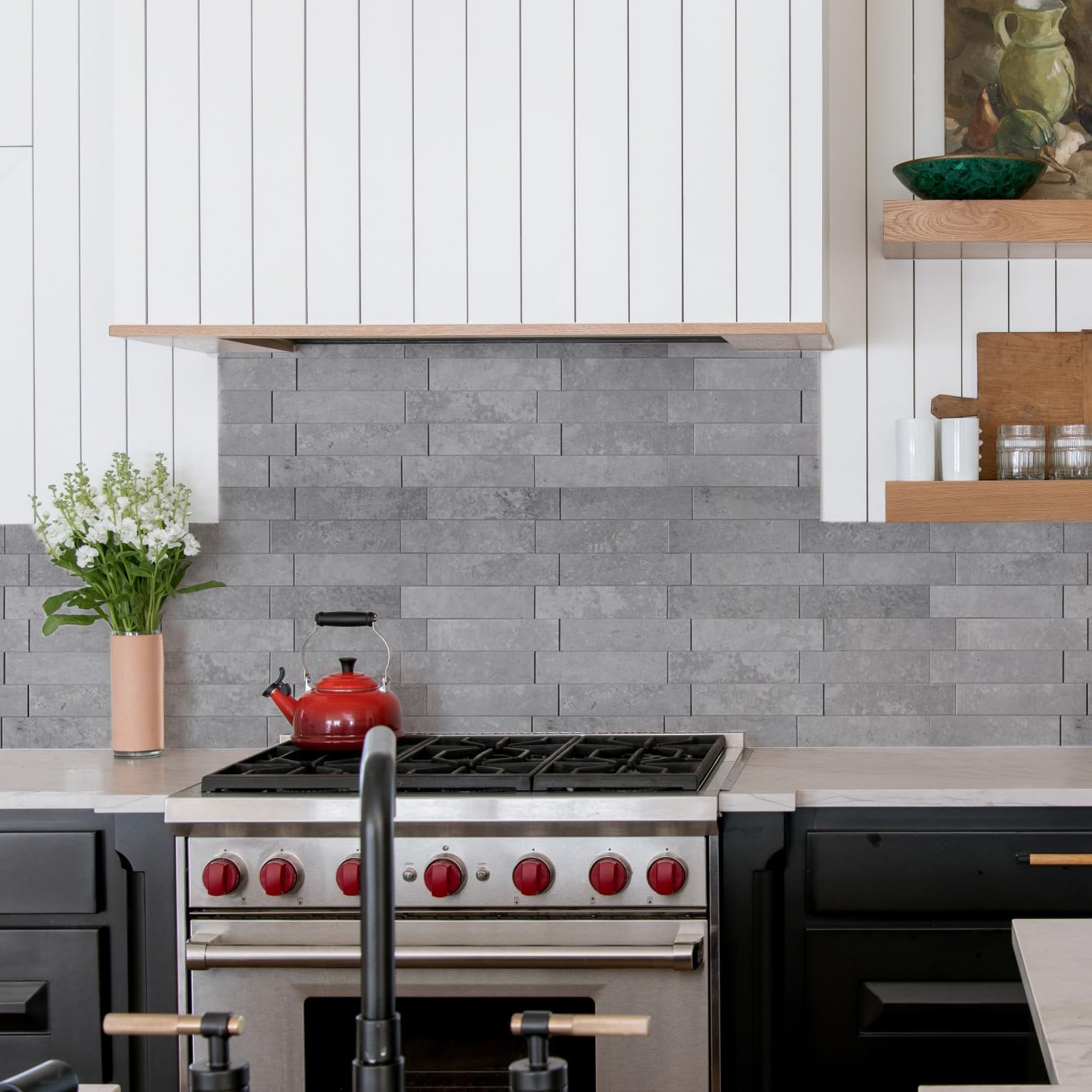 Faux Subway Tile Backsplash 20 Ideas For A Tile Backsplash Behind The
