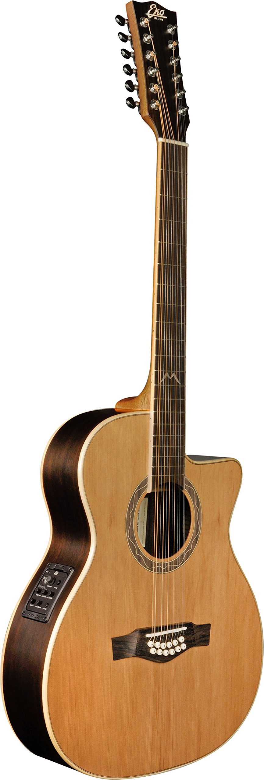 Buy EKO Guitars 06217072 MIA Series Auditorium Cutaway 12-String ...