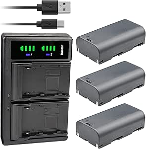 Amazon.com: Kastar 3-Pack Battery and LTD2 USB Charger Compatible with Huepar S03CG/S03DG, S04CG ...