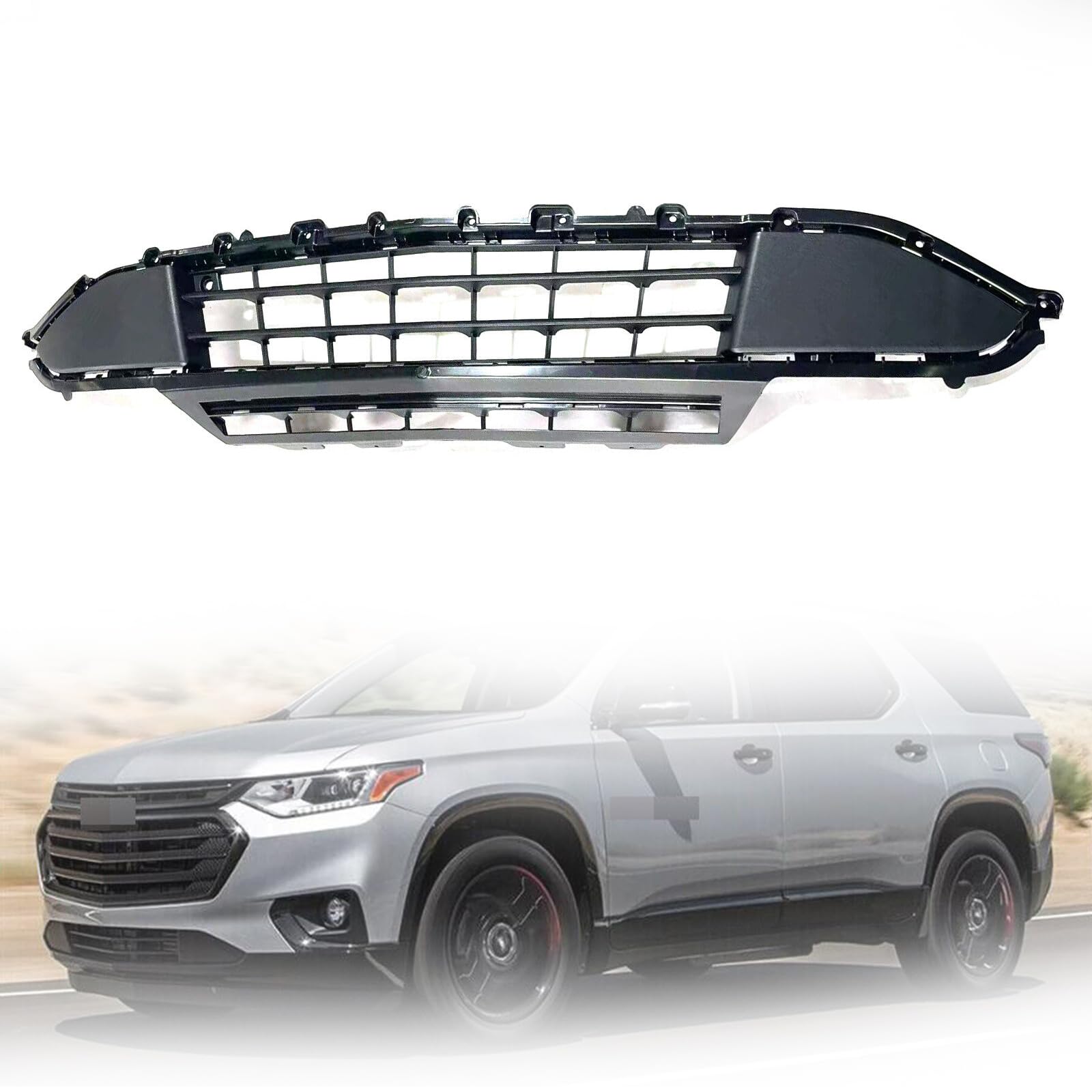 Amazon.com: Front Lower Grille Grill Fits 2018-2021 Traverse 4-Door ...