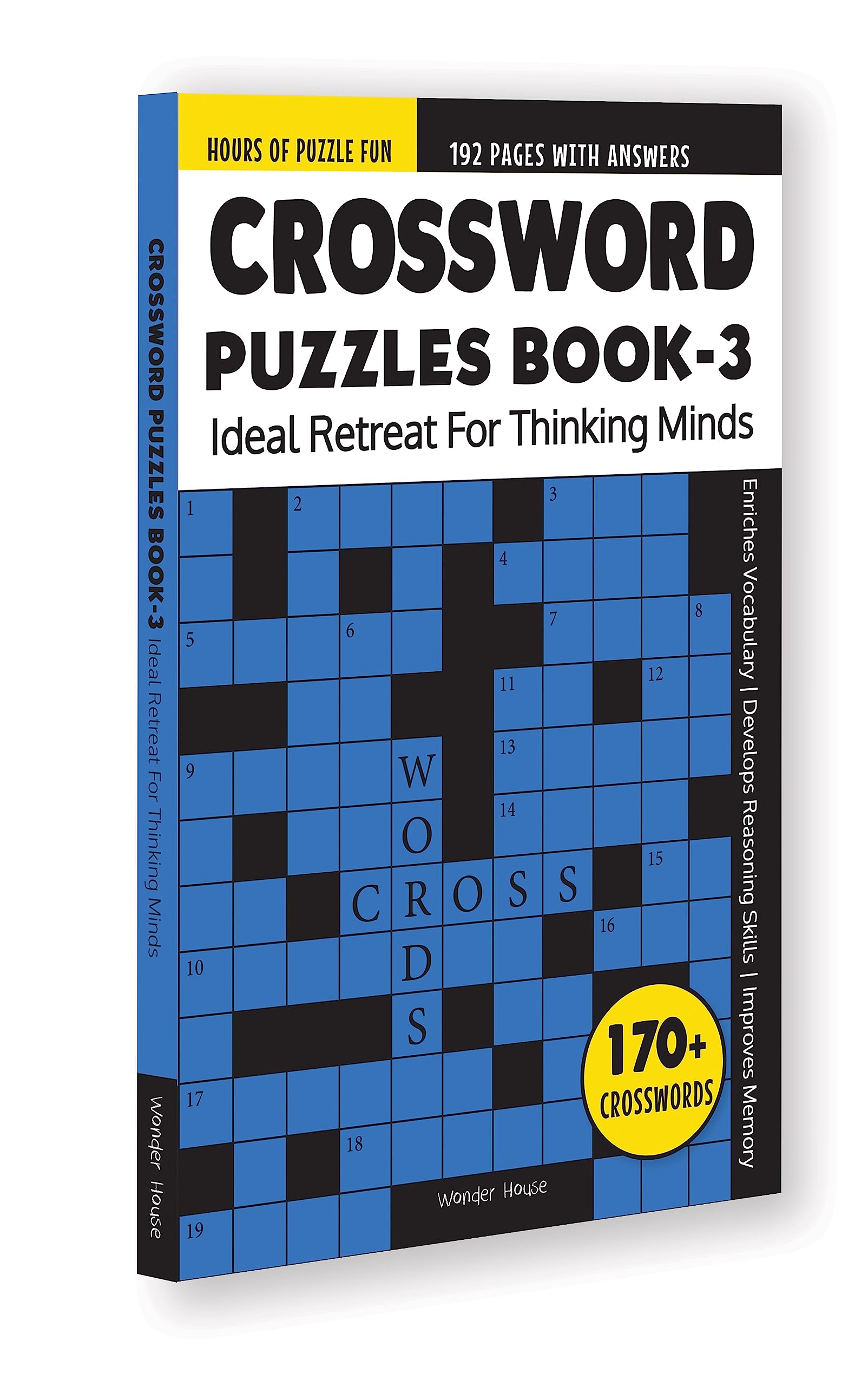 Crossword Puzzles Book 3 - 170+ Engaging Crossword Puzzles | 2000 ...