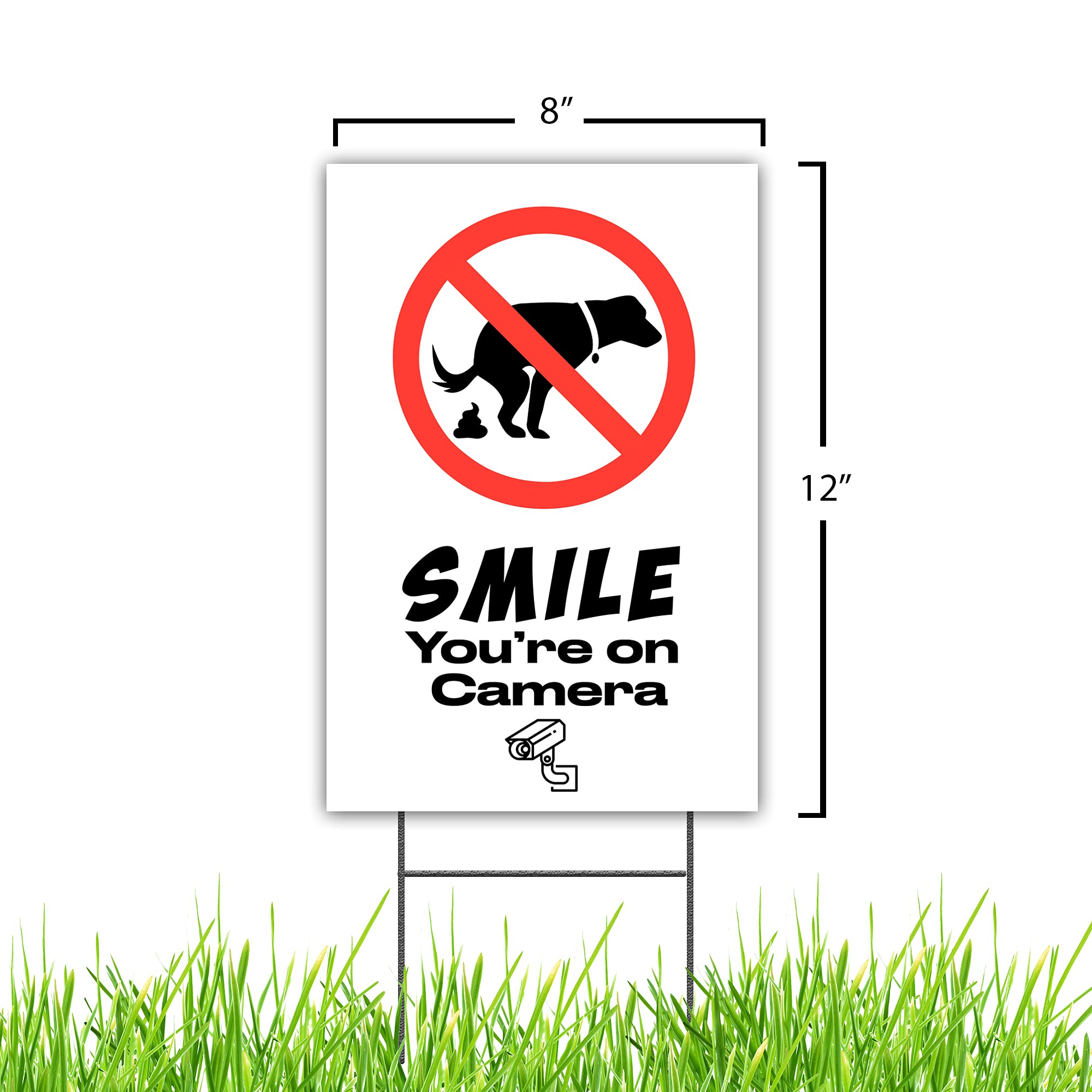 No Dog Poop Smile Youre On Camera No Poop Zone | Desertcart Sri Lanka