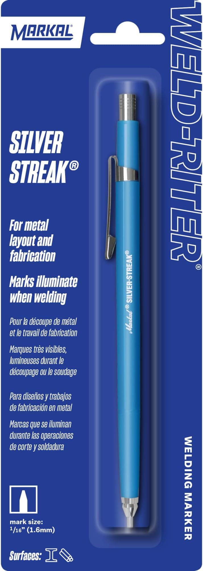 Steelwriter Metal Marking Paint Pen - White - Washable Removable ...