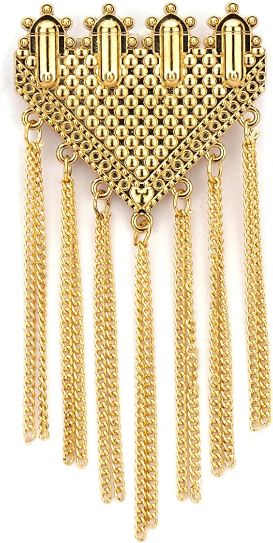 Amazon.com: Knighthood Gold Triangular Executive Abstract Detailing And ...