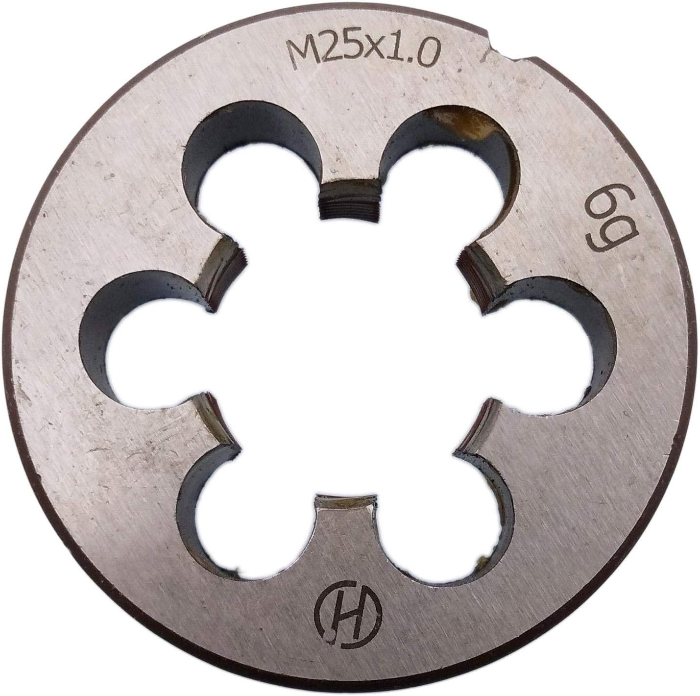 Amazon.com: HSS 25mm x 1 Metric Die Right Hand Thread M25 x 1mm Pitch ...