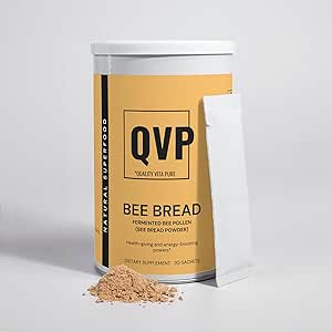 Amazon.com: Bee Bread Powder Vita Pure | 100% Fermented Bee Pollen (Bee ...