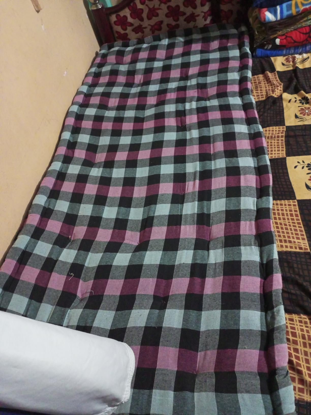 Padam Shree Indian Mattress Gadda Box Cotton Queen (6X4,Multi) : Amazon ...
