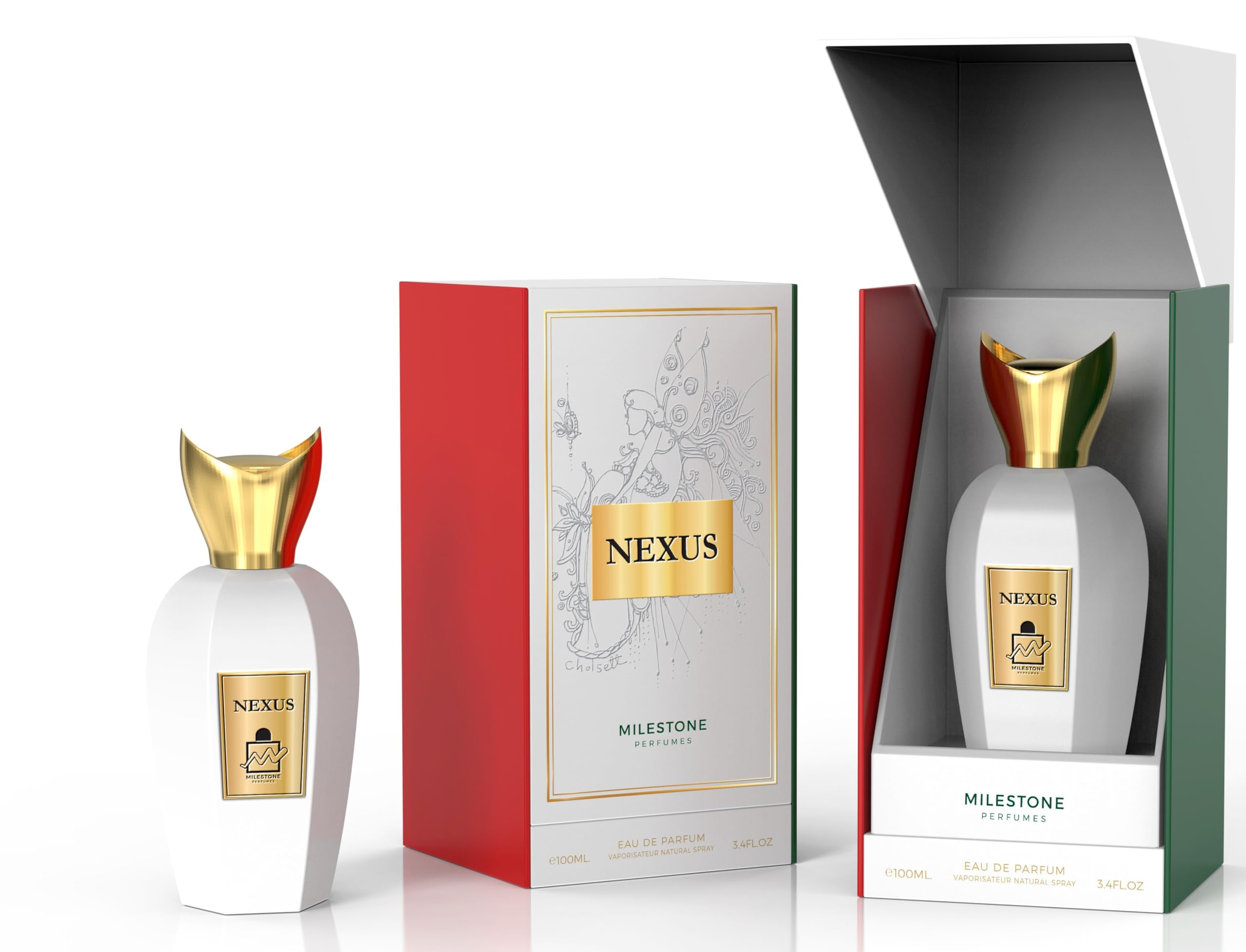 Milestone Perfumes Nexus Eau de Parfum, 100ml – Luxury Fragrance, Long ...