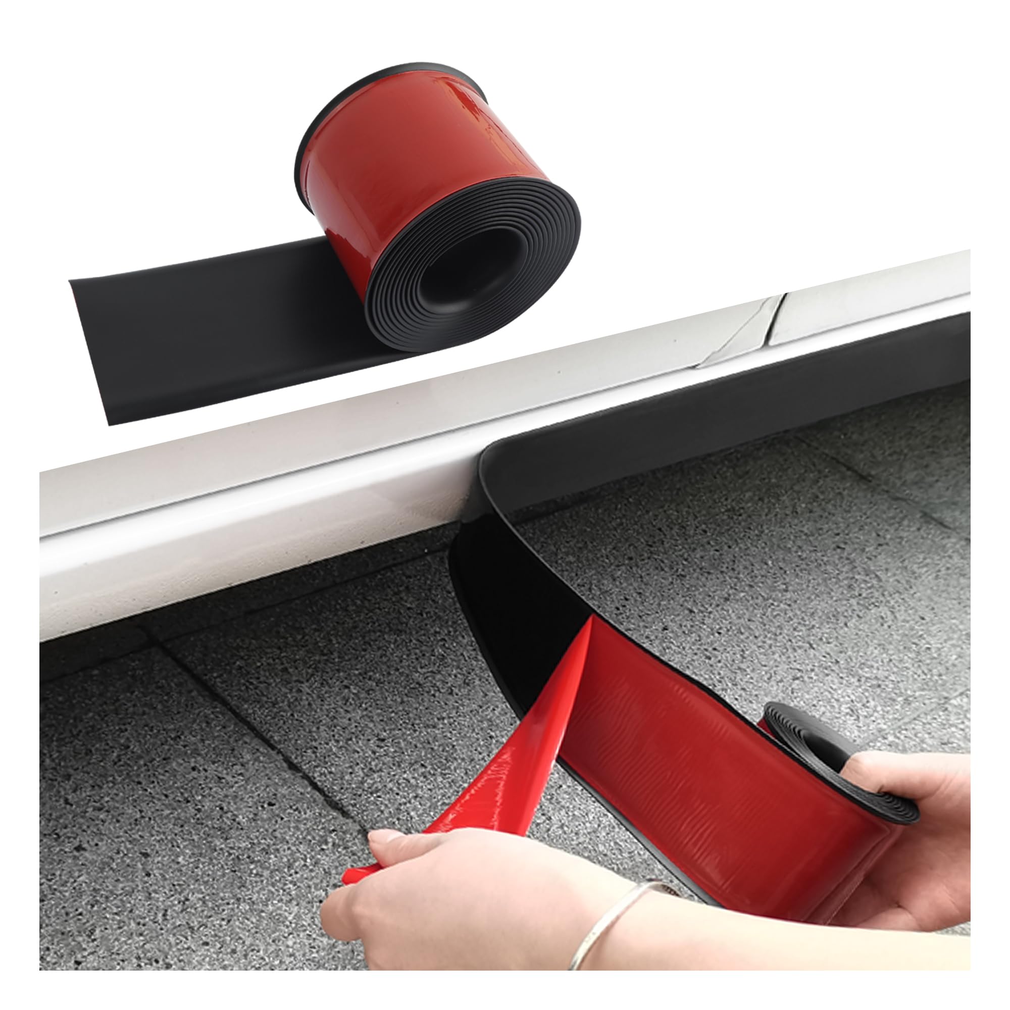 13Ft*3.15In Side Skirts for Cars Anti-Scratch,Self-Adhesive Side Skirt ...